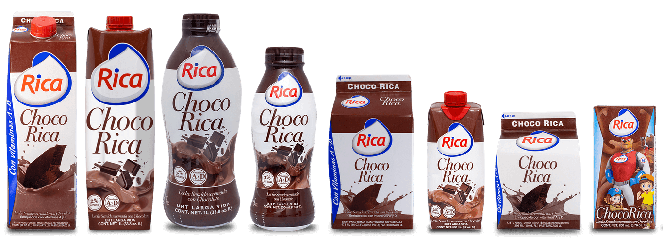 Leches Saborizadas - Grupo Rica